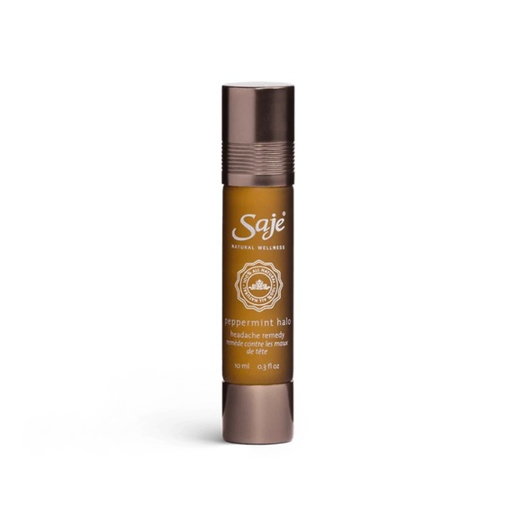 Saje | Bath & Body | Nwt Saje Peppermint Halo Headache Remedy Rollon Ml ...
